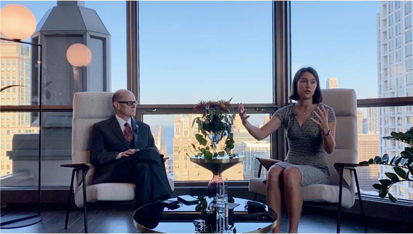 Skyline Chat with Dr. Clara Blättler - SWISS IMPACT USA