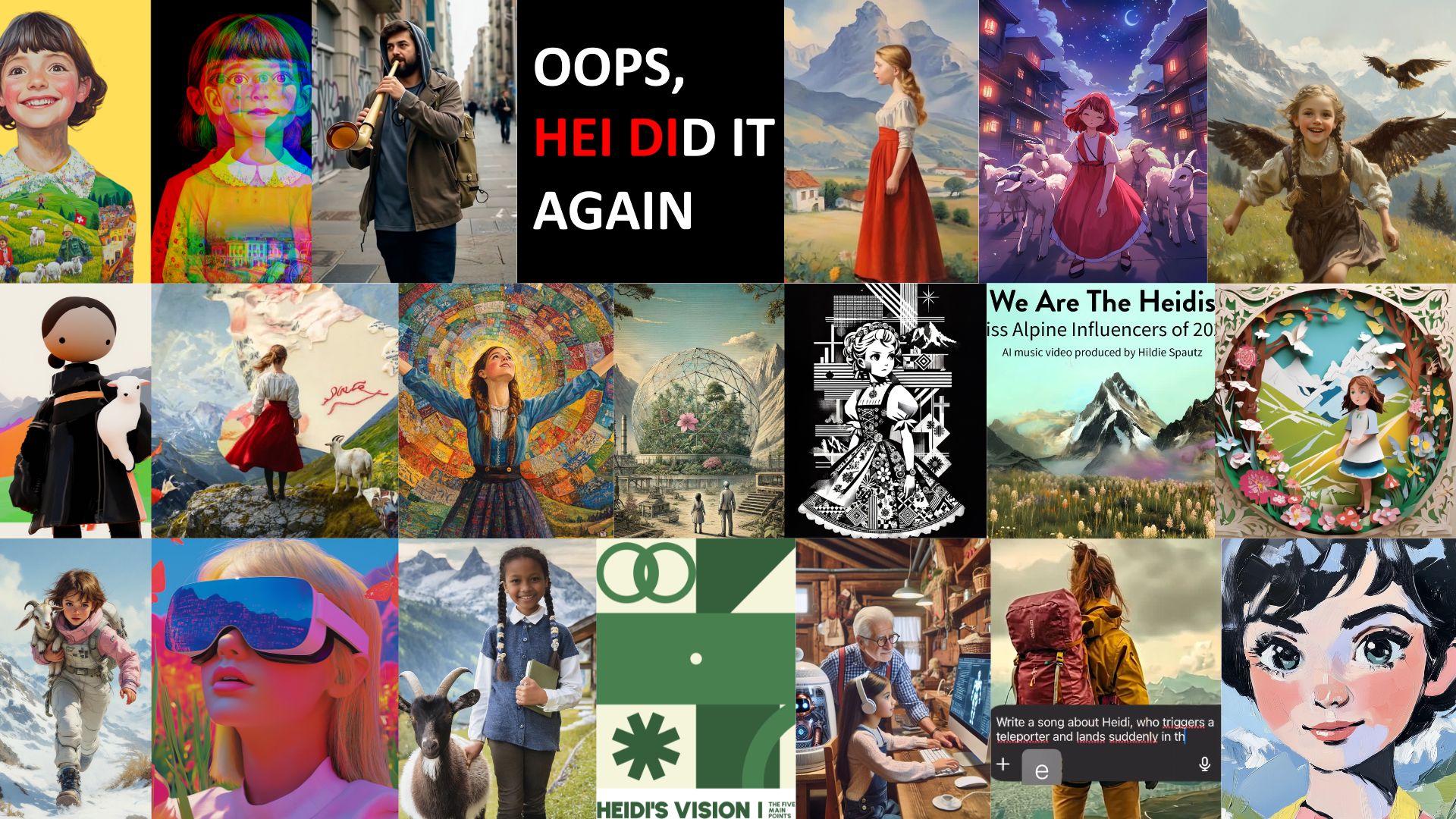 Online Exhibition: Heidi Goes AI - SWISS IMPACT USA